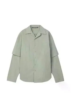 Camper Buttoned Layered Shirt - Green