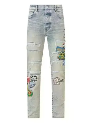 Amiri Patch Repair Station Slim Jeans