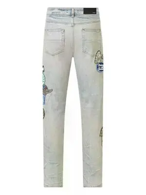 Amiri Patch Repair Station Slim Jeans