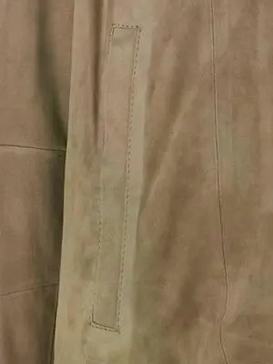 LOW BRAND Suede Shirt Jacket
