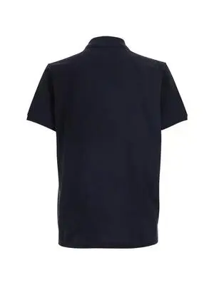 Moncler Logo-patch Polo Shirt - Blue