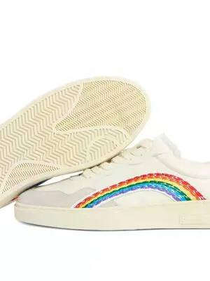 Dsquared2 Rider Rainbow Detail Sneakers - Neutrals