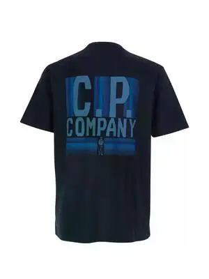 C.P. COMPANY 30/1 Jersey Short-sleeve British Sailor T-shirt - Blue