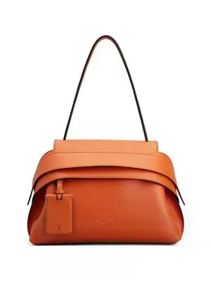 TOD'S Panelled Shoulder Bag - Orange