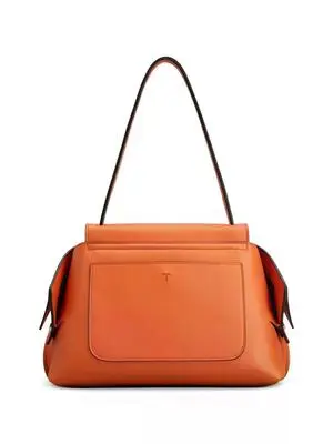 TOD'S Panelled Shoulder Bag - Orange