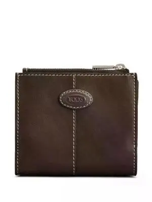 TOD'S Logo-patch Wallet - Brown