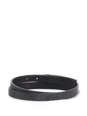 ERL Logo Plaque Belt - Black
