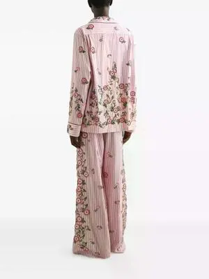 Dolce & Gabbana Cotton And Silk Vanity Shirt With Embroidery