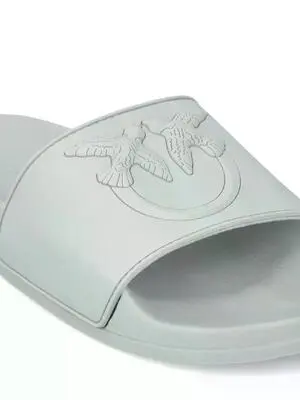 Pinko Logo-plaque Slides - Green
