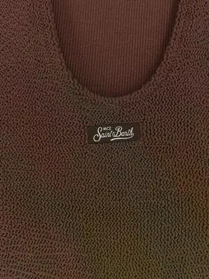 MC2 SAINT BARTH Lora One-piece Swimsuit - Brown