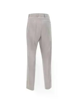 MAISON MARGIELA Tailored Trousers With Hidden Placket - Grey