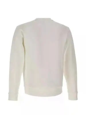 BOSS Logo Ribbed Crew-neck Sweatshirt - Neutrals