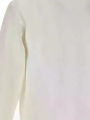 BOSS Logo Ribbed Crew-neck Sweatshirt - Neutrals