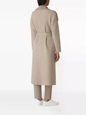 Mackage Belted Wool Shawl Coat - Neutrals