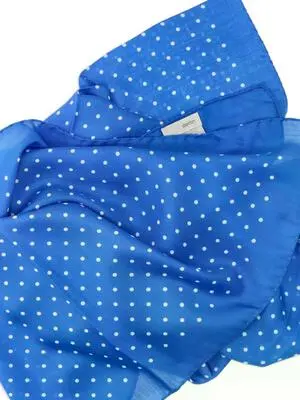 Destin Polka Dot Scarf - Blue