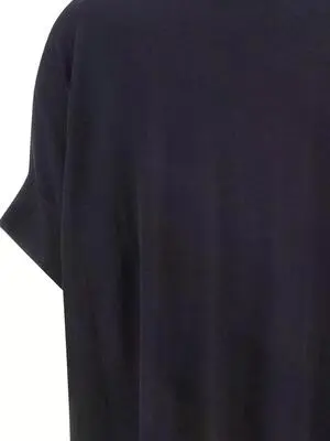 ELENA MIRÒ Ribbed Crew Neck Jumper - Blue