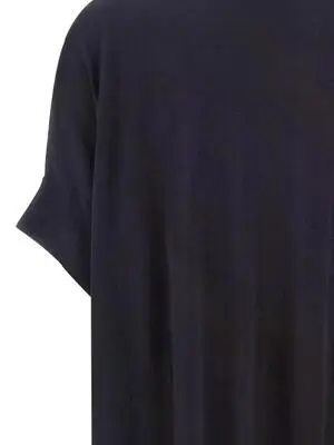 ELENA MIRÒ Ribbed Crew Neck Jumper - Blue