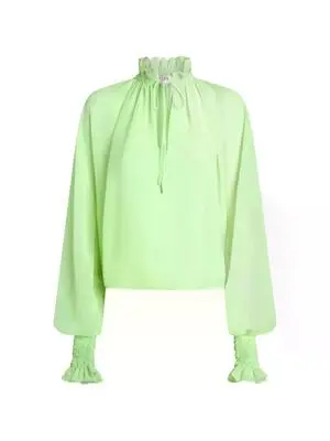 GENNY Drawstring Fluid Blouse