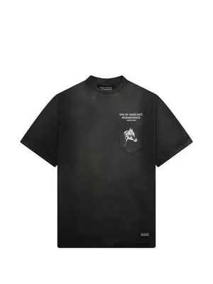 NEIGHBORHOOD Crew-neck Print T-shirt - Black