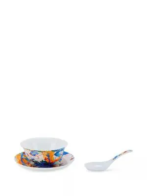 Shanghai Tang X Jacky Tsai Fine Bone China Bowl Set - Blue