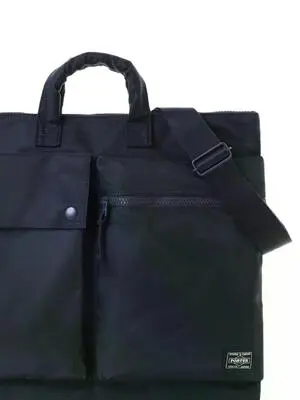 PORTER-YOSHIDA & CO Pocket Top-handle Shoulder Bag - Blue