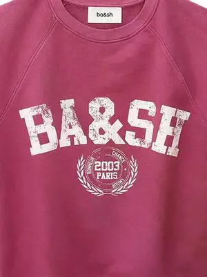 Ba&sh Long-sleeve Graphic Hoodie