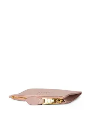 Miu Miu Nappa Leather Card Holder - Pink