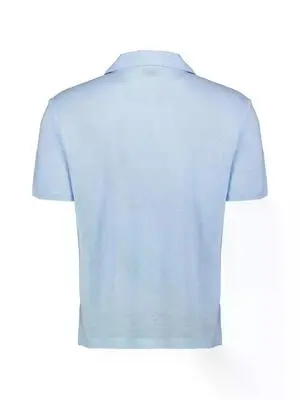 Officine Générale Johnny Short-sleeve Polo Shirt - Blue