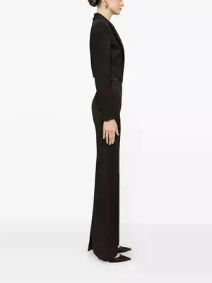 NISSA Cropped Blazer - Black