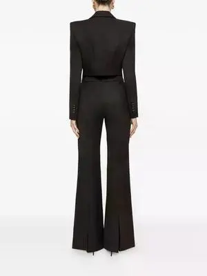 NISSA Cropped Blazer - Black