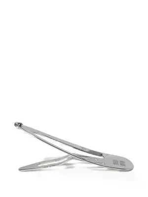 Miu Miu Metal Hair Clips Set Of 2 - Silver