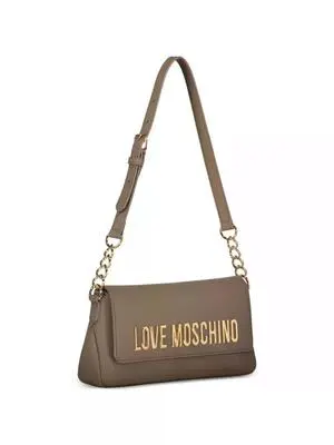 Moschino Flap Chain Shoulder Bag - Neutrals