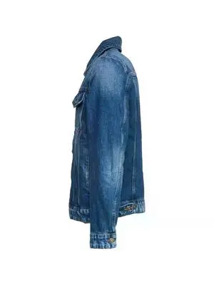 DONDUP Buttoned Denim Jacket With Flap Pockets