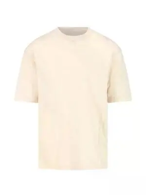 WHITE SAND Crew-neck T-shirt - Neutrals