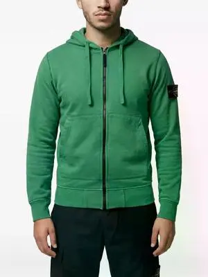 Stone Island Logo-patch Sweatshirt - Green