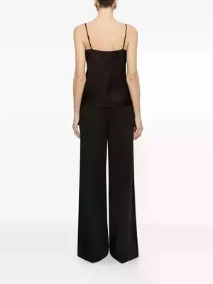 NISSA Tulle Insert Top - Black