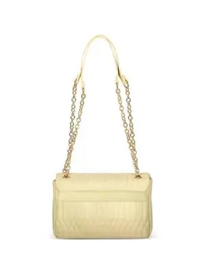 Moschino Quilted Chain Shoulder Bag - Neutrals
