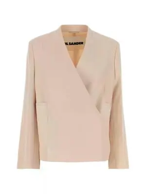 JIL SANDER Wool Blazer - Neutrals
