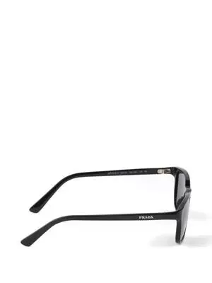 Prada Rectangle Frame Sunglasses - Black