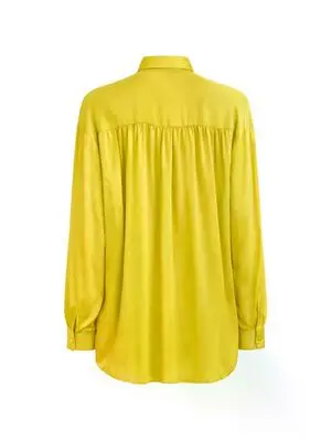 Ulla Johnson Gesture Ruffled Shirt - Yellow