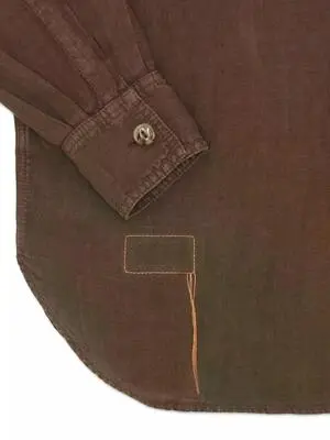 FORTELA Bia Chest-pocket Shirt - Brown