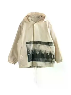 Rick Owens Temple Tour Hooded Jacket - Neutrals