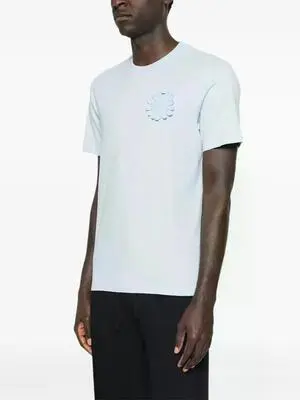 Sandro Cotton Crochet Flower T-shirt - Neutrals