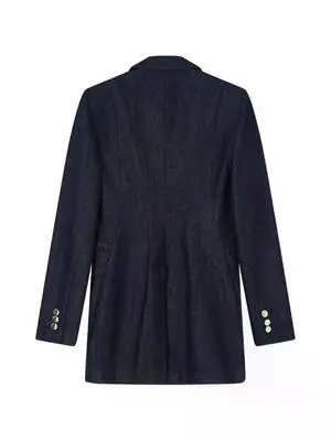Emporio Armani Double-breasted Coat - Blue