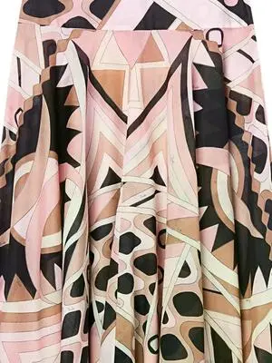 Emilio Pucci Vivara Printed Maxi Skirt