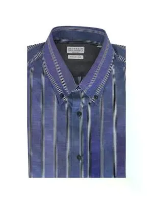 Brunello Cucinelli Striped Button-down Shirt
