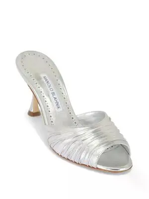 Manolo Blahnik Pirua Sandals - Silver