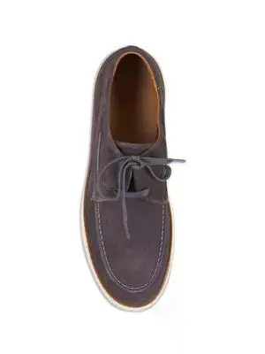Aquatalia Bora Suede Boat Shoes