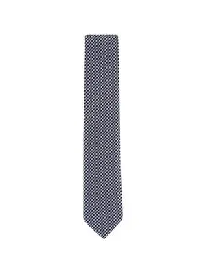 TOM FORD Patterned Neck Tie - Blue