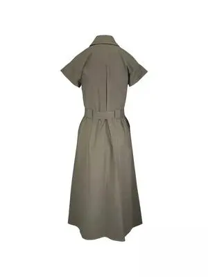 Antonelli Firenze Belted Zipped Midi Dress